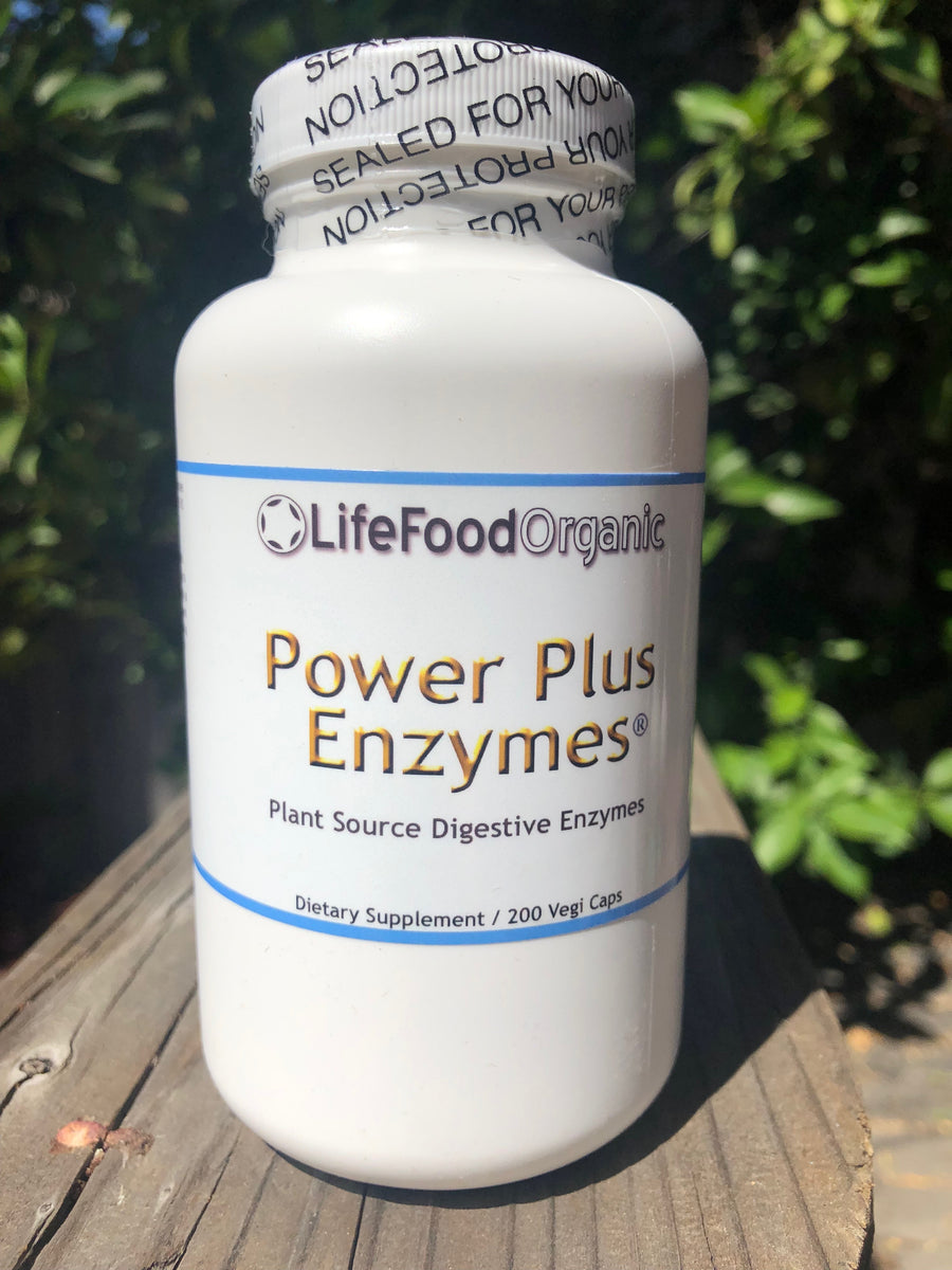LifeFood Power Plus Enzymes, 200 capsules – Annie Padden Jubb
